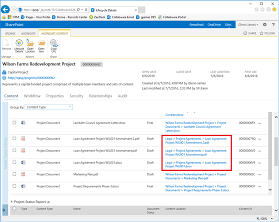 Legal RM: SharePoint Case Management