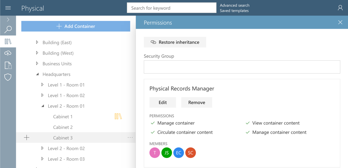 Physical Records Management in Microsoft 365?